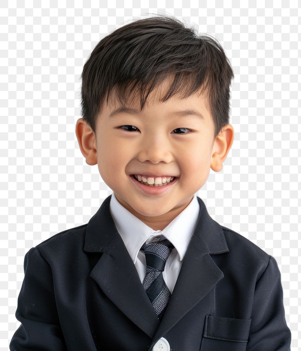 Smiling boy in formal attire | Premium PNG - rawpixel