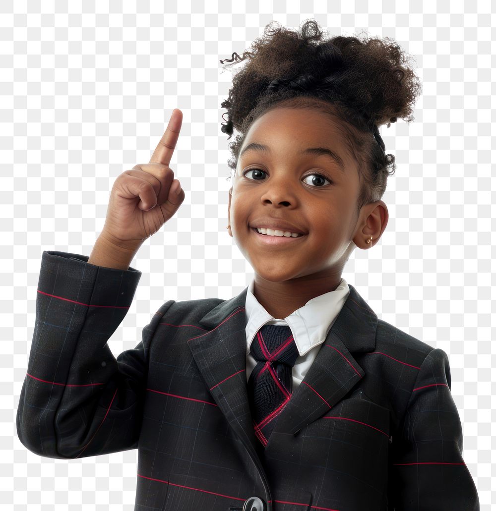 Smiling child in school uniform | Premium PNG - rawpixel