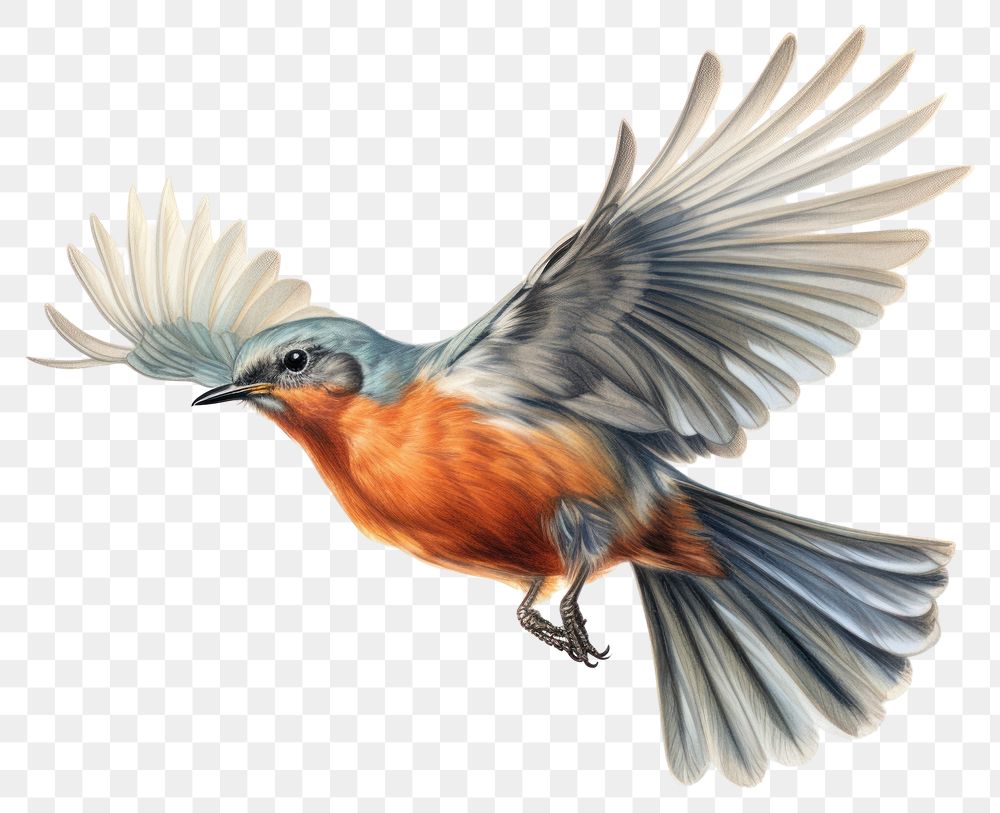 PNG Flying Robin robin bird | Premium PNG - rawpixel