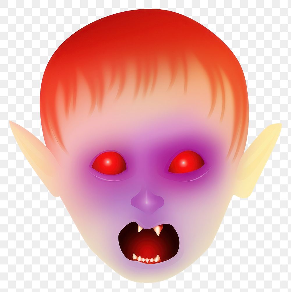 PNG Vampire face illustration art | Free PNG - rawpixel