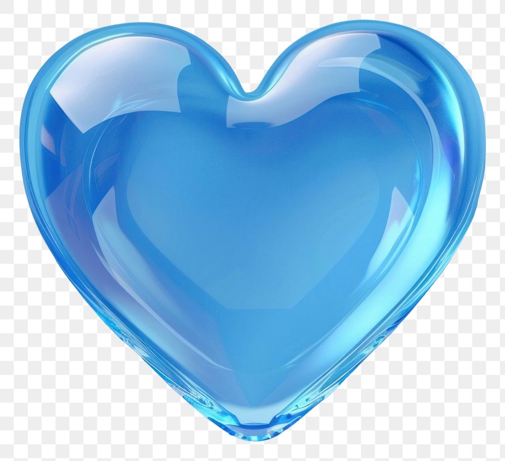 PNG Transparent blue heart shape | Free PNG - rawpixel