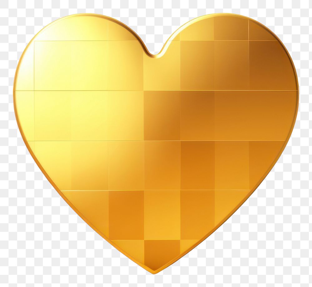 PNG Golden heart pixel art | Free PNG - rawpixel