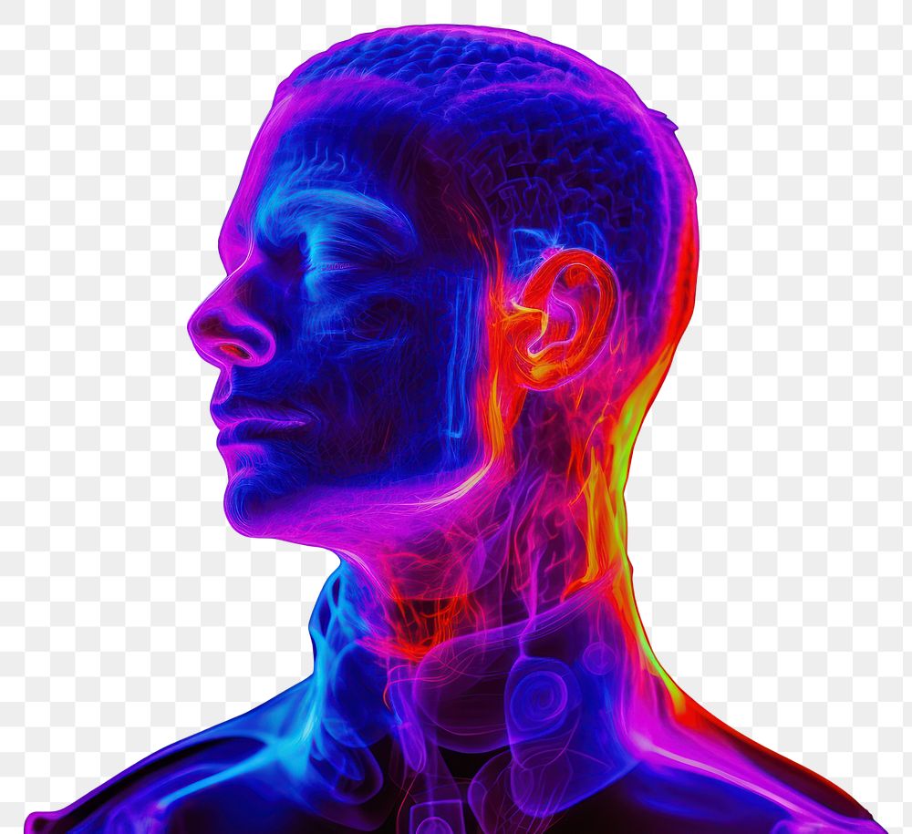 PNG Thermography photo human head | Premium PNG - rawpixel