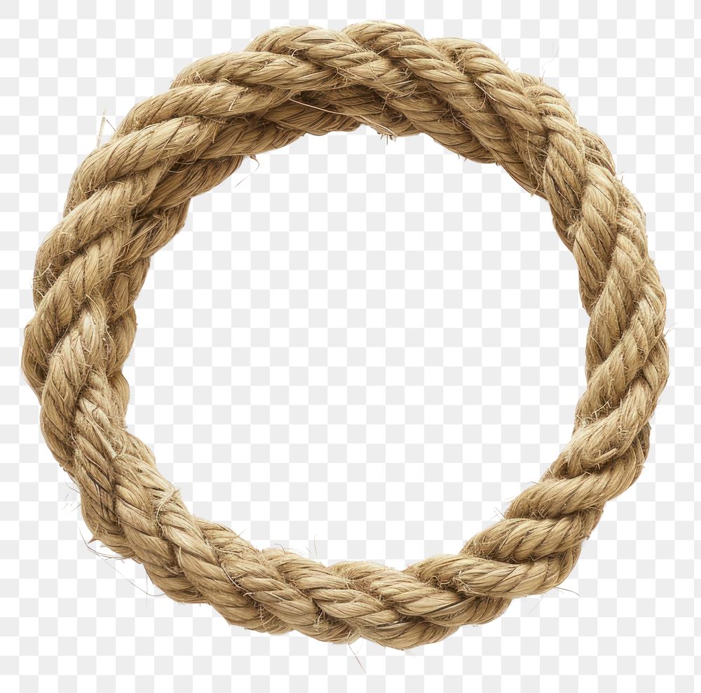 PNG Twisted rope circle isolated | Premium PNG - rawpixel