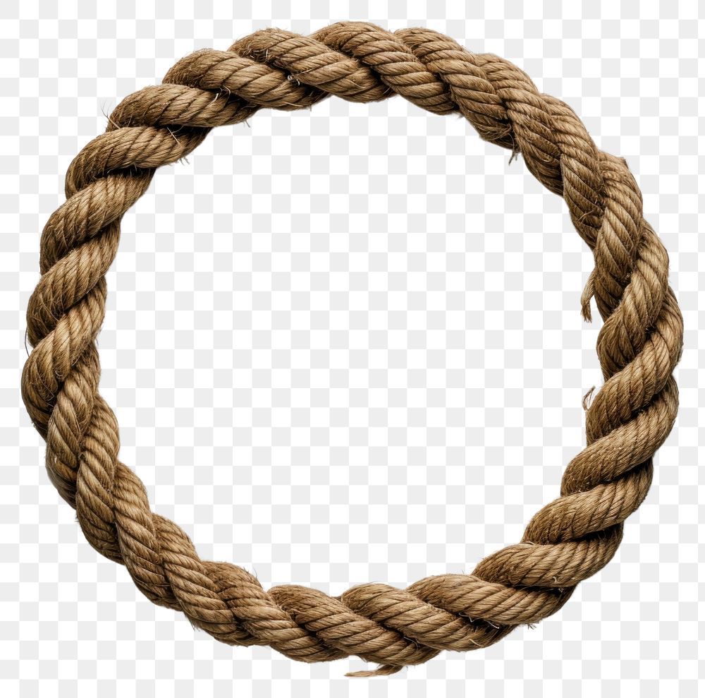 PNG Twisted rope circle isolated | Premium PNG - rawpixel