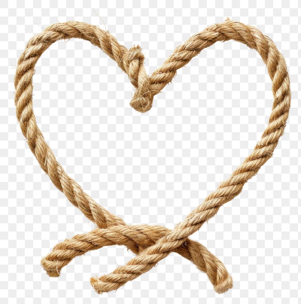 PNG Rope heart shape love | Free PNG - rawpixel