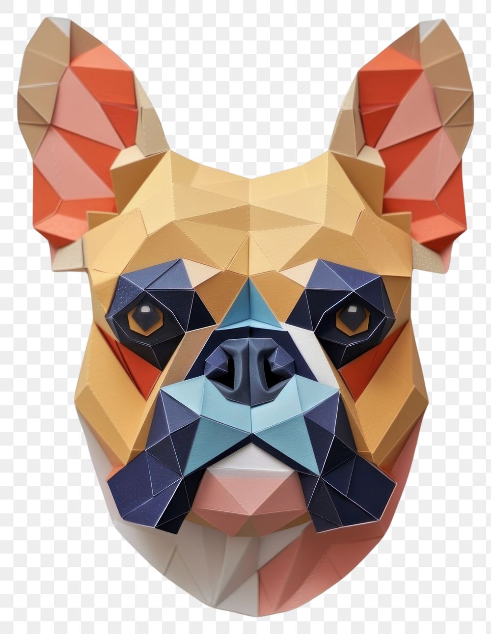 PNG Geometric colorful bulldog illustration | Free PNG - rawpixel