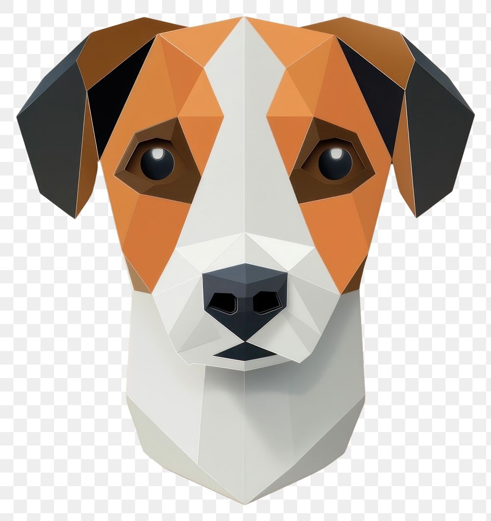 PNG Geometric dog face illustration | Free PNG - rawpixel
