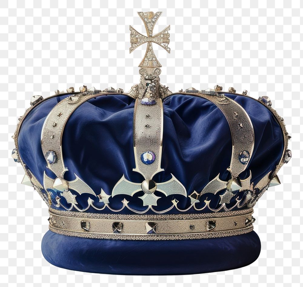 Royal blue jeweled crown | Free PNG - rawpixel