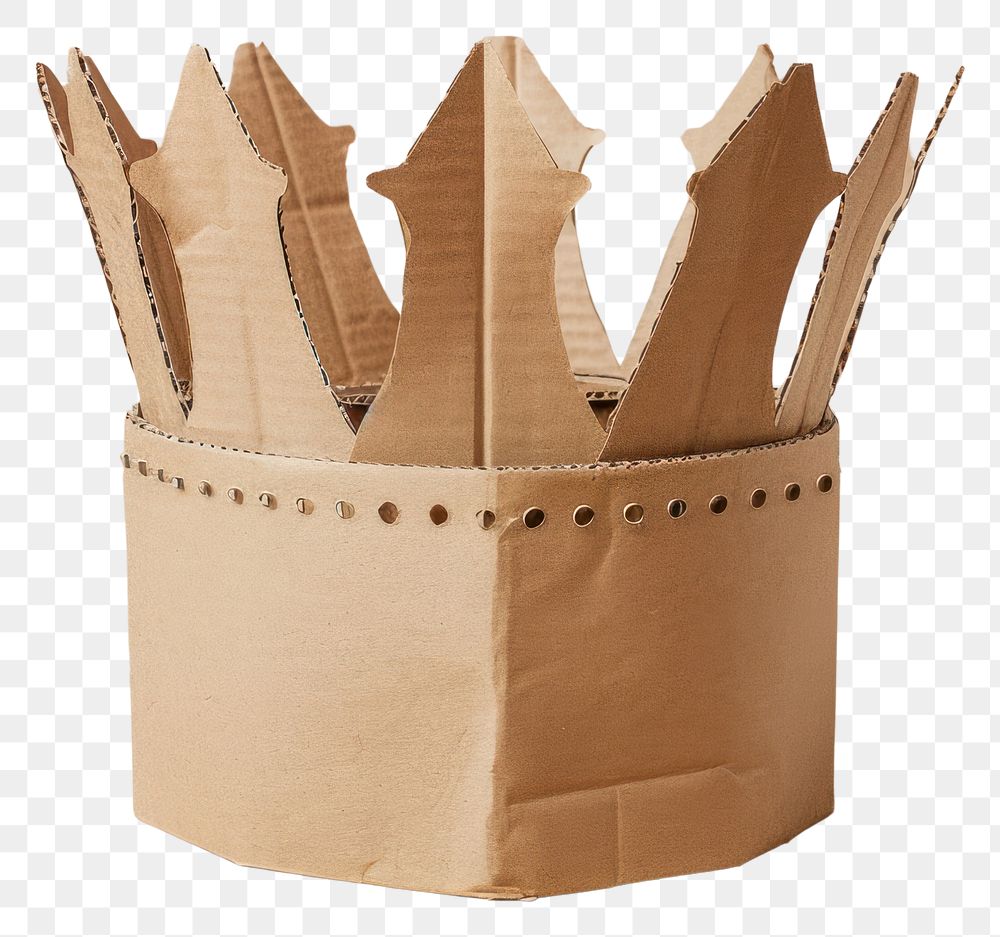 Cardboard crown craft design | Free PNG - rawpixel