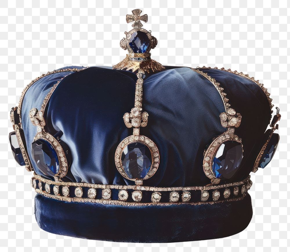Royal blue jeweled crown | Free PNG - rawpixel