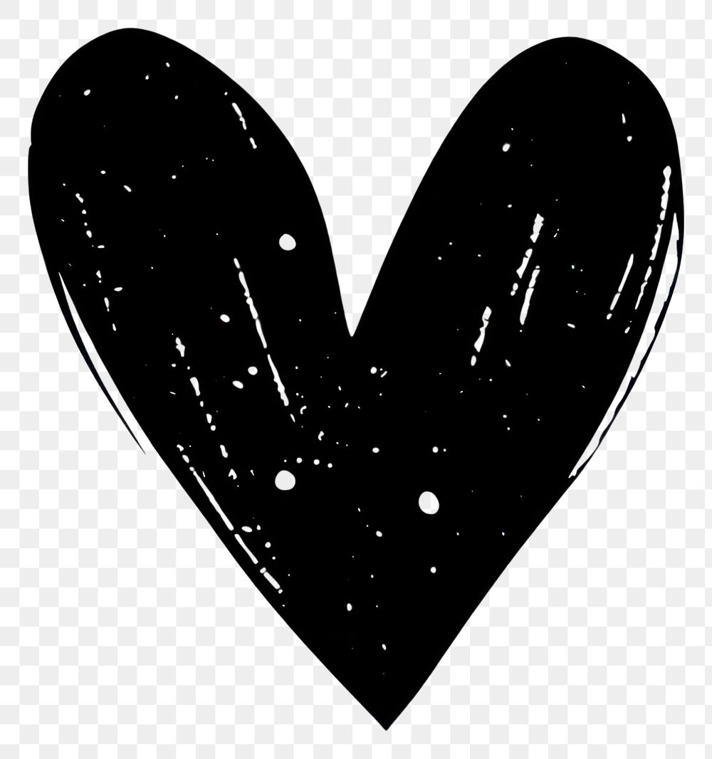 PNG line heart silhouette stencil | Premium PNG - rawpixel