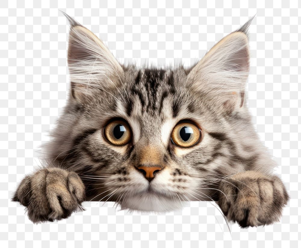 PNG Curious cat peeking edge | Free PNG - rawpixel