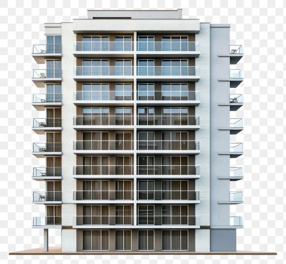 Modern high-rise apartment building | Free PNG - rawpixel