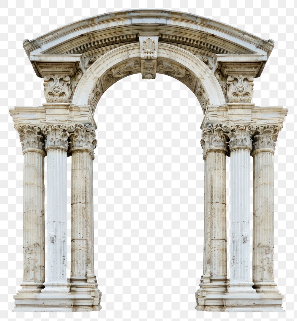 Ancient Roman architectural arch | Free PNG - rawpixel