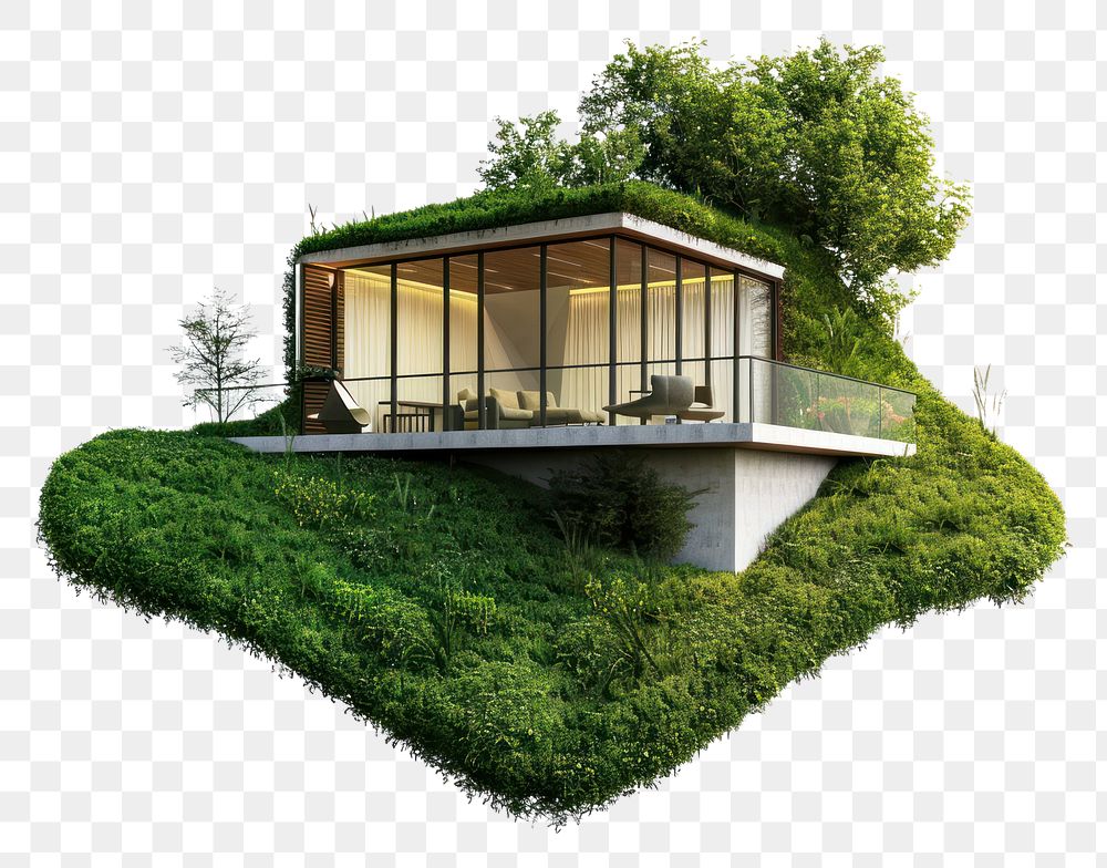 PNG Small modern ecofriendly house | Free PNG - rawpixel