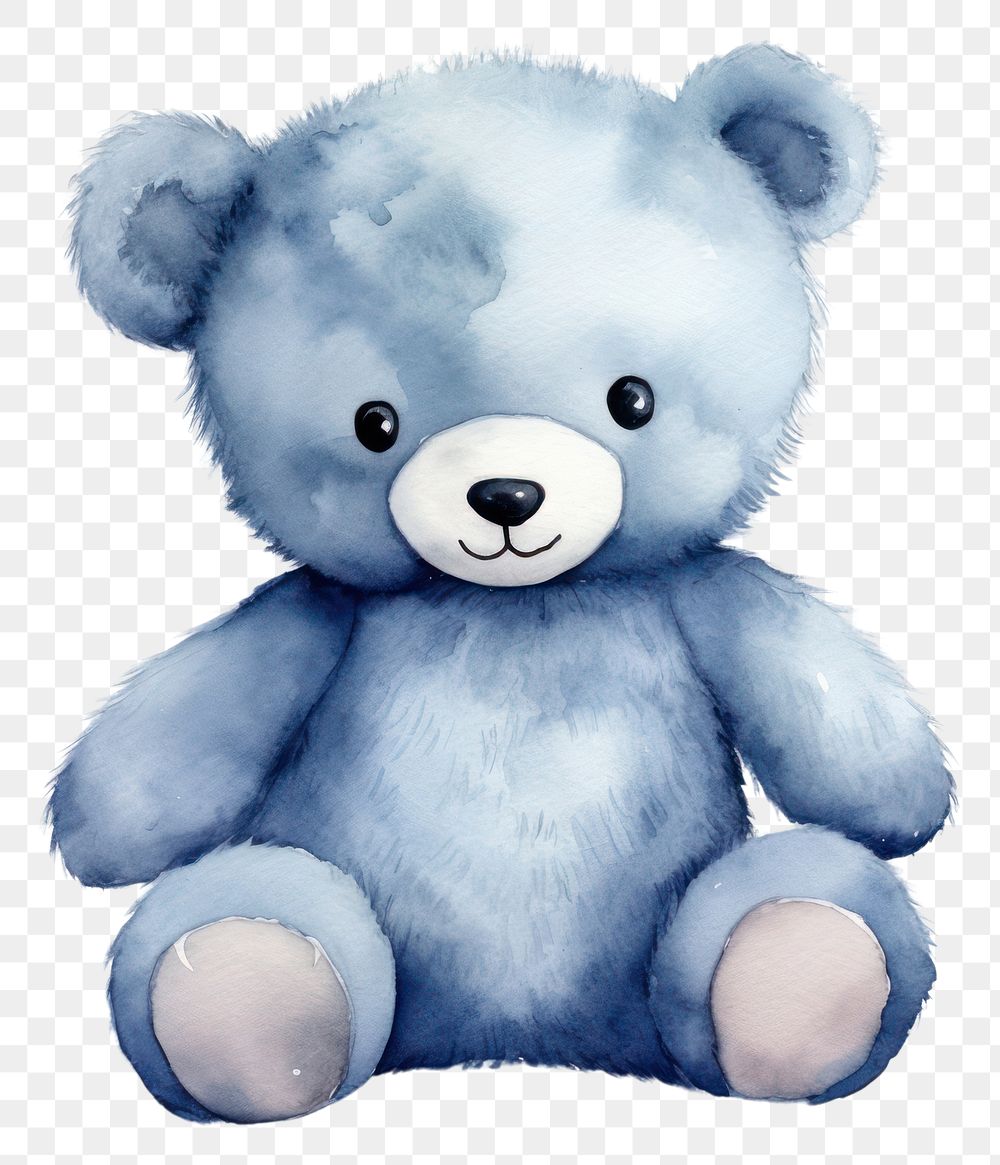 PNG Adorable blue teddy bear | Premium PNG - rawpixel