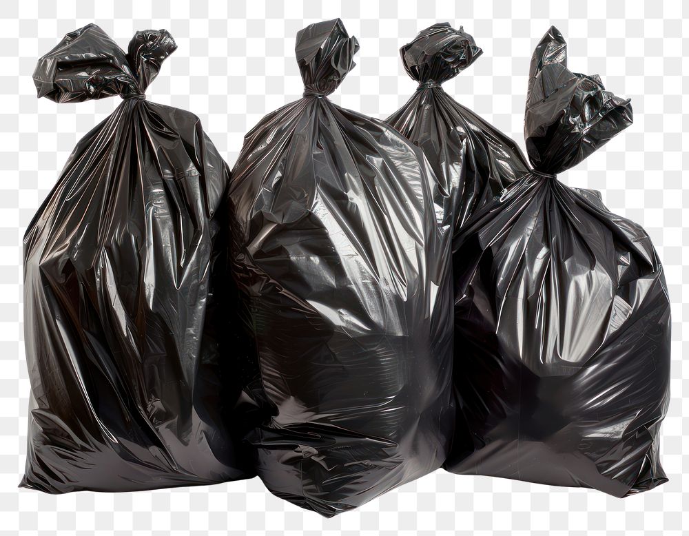 PNG Black garbage bags, waste | Free PNG - rawpixel