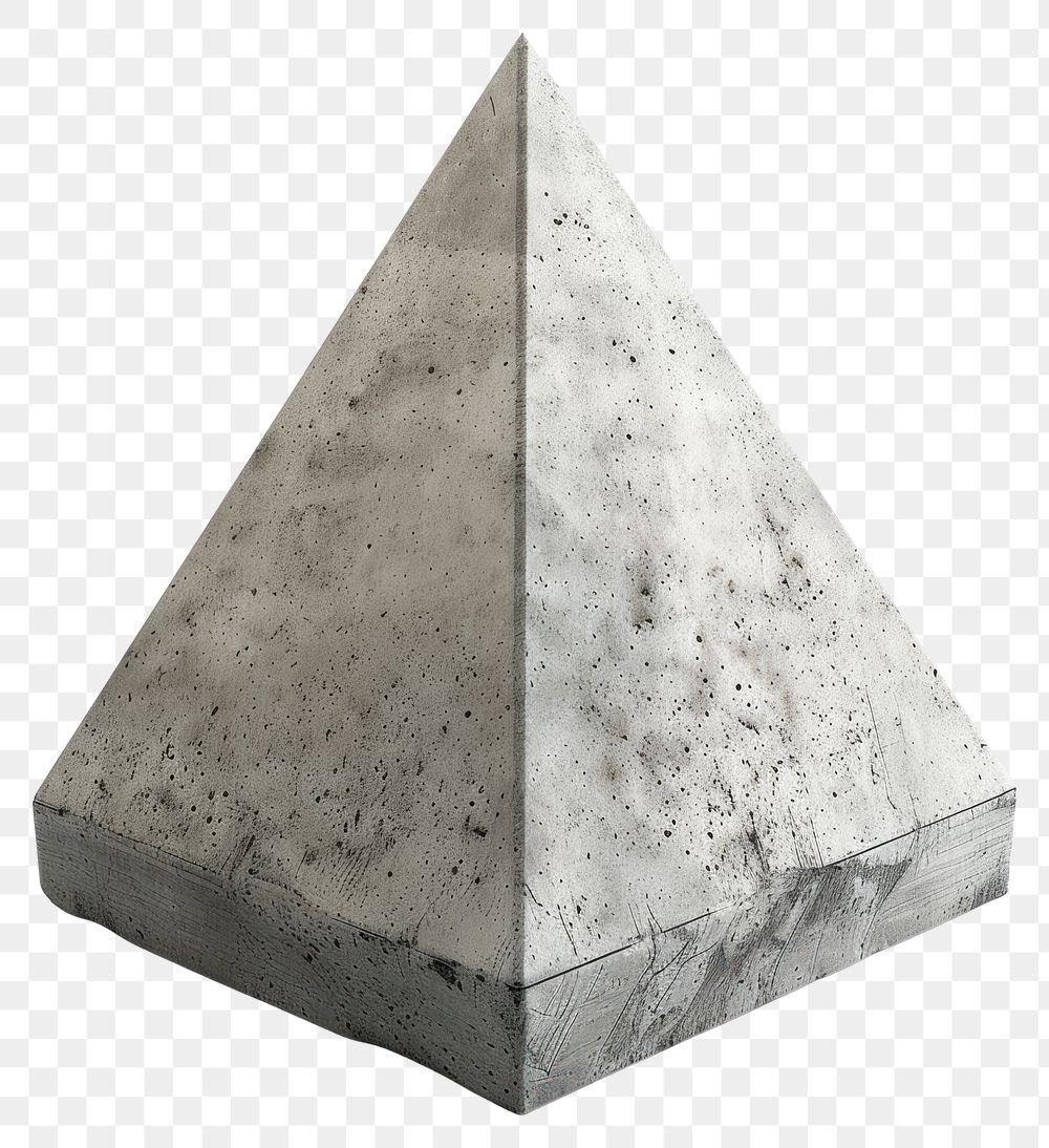 PNG Concrete pyramid modern minimalist | Free PNG - rawpixel