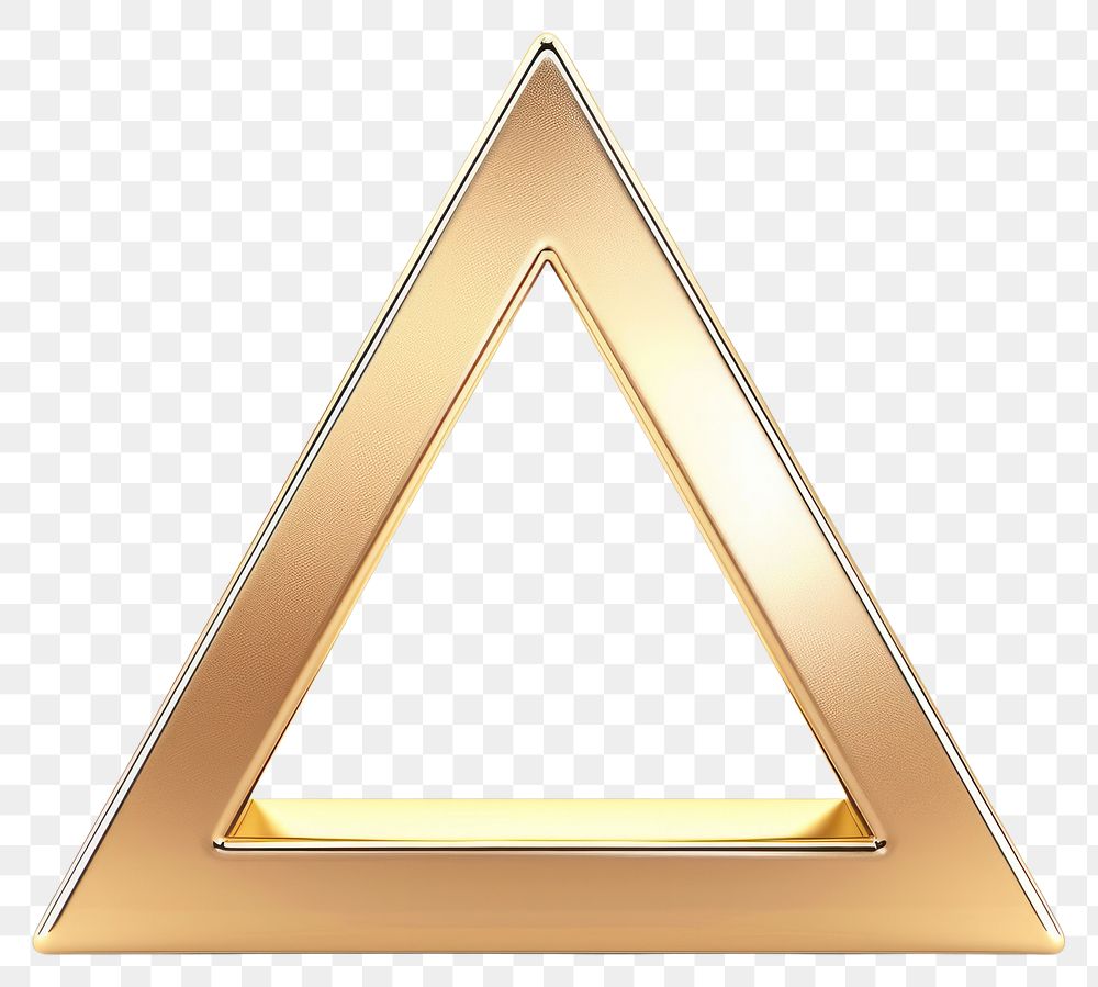 PNG Golden triangle geometric shape | Free PNG - rawpixel