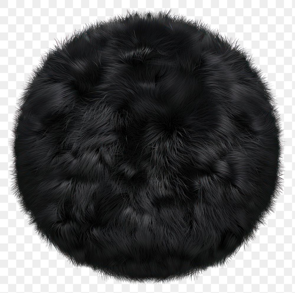 PNG Fluffy black fur texture | Free PNG - rawpixel