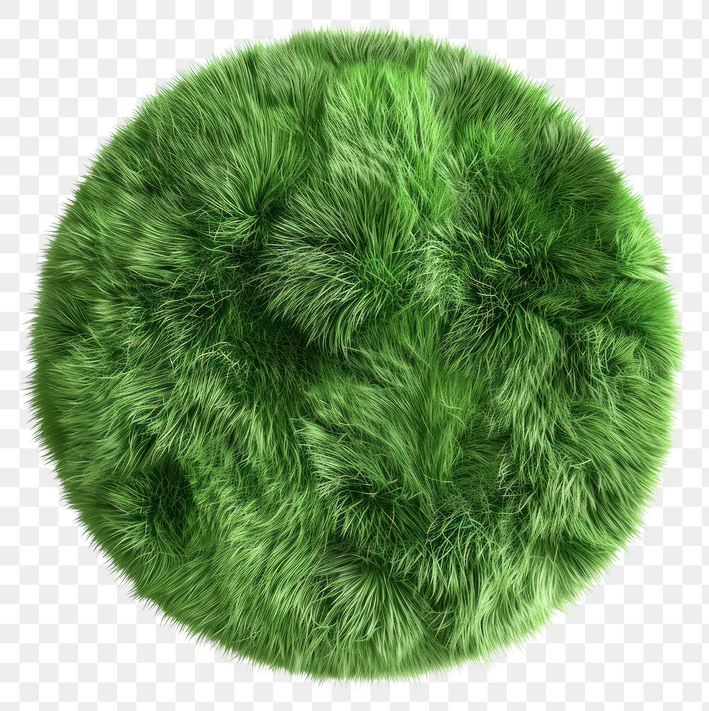 PNG Green furry round texture | Free PNG - rawpixel