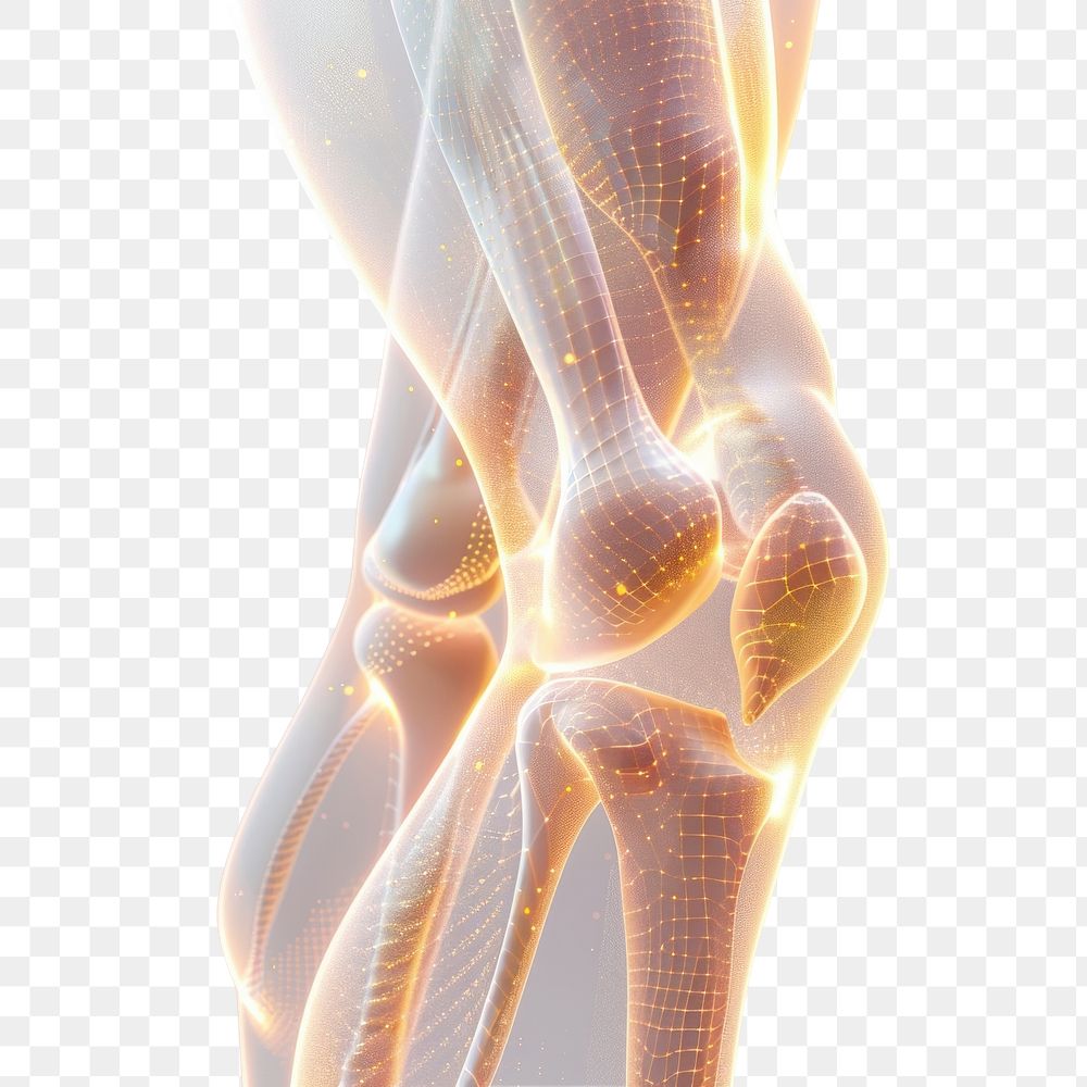 PNG Futuristic glowing human knee | Free PNG - rawpixel