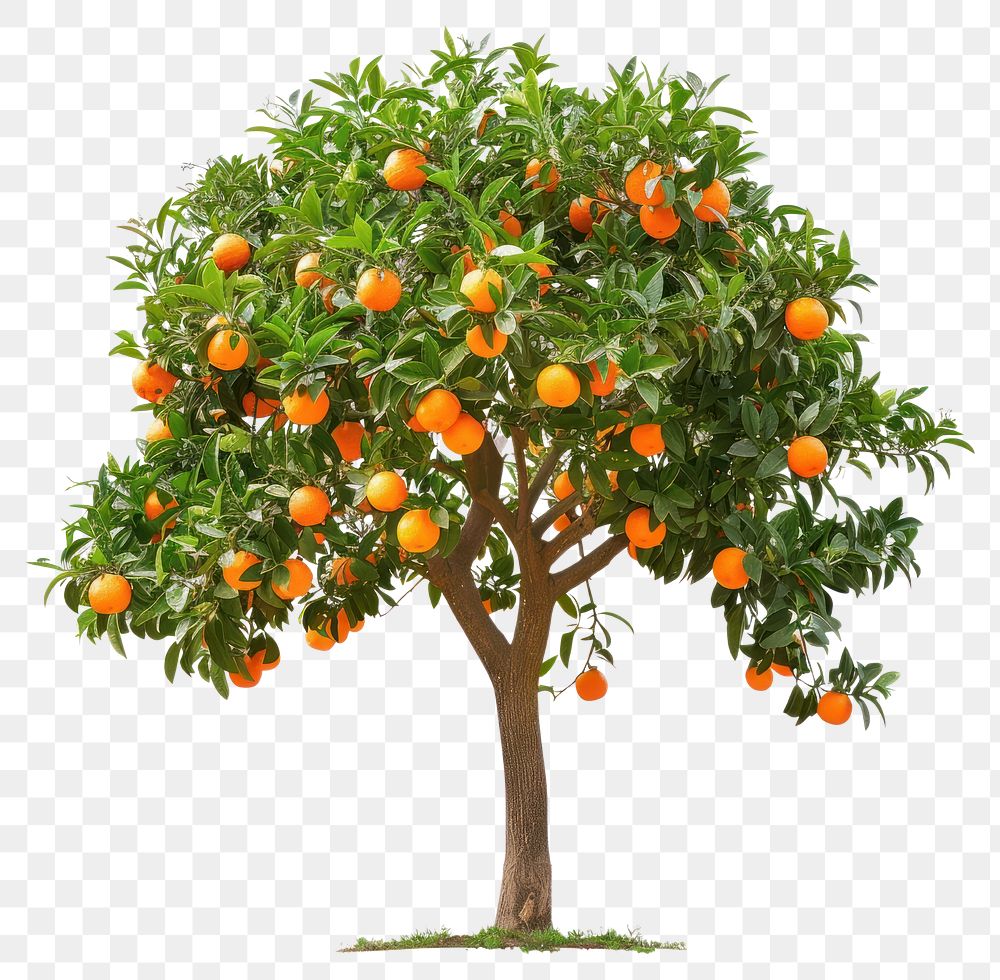 PNG Lush orange tree fruits | Free PNG - rawpixel