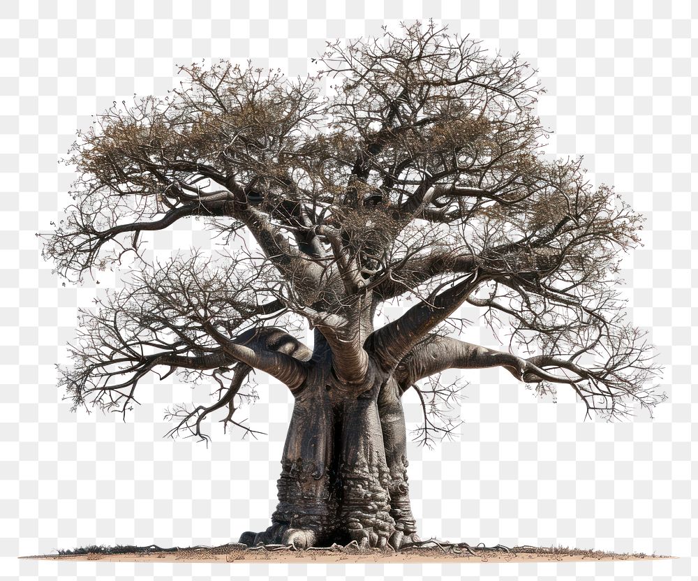 PNG Ancient baobab tree silhouette | Free PNG - rawpixel
