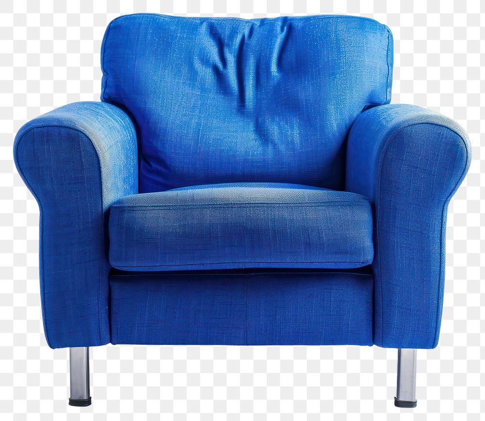 PNG Modern blue armchair metal | Free PNG - rawpixel