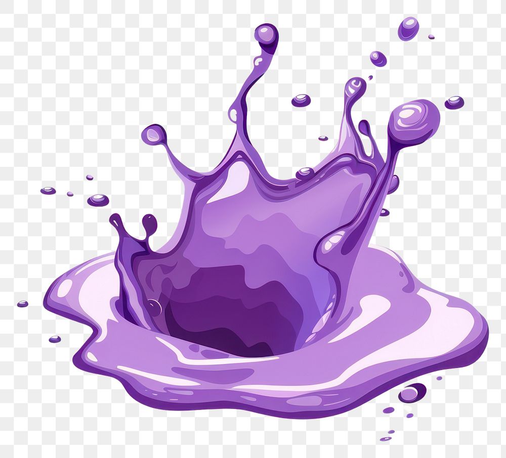 PNG Vibrant purple liquid splash | Free PNG - rawpixel