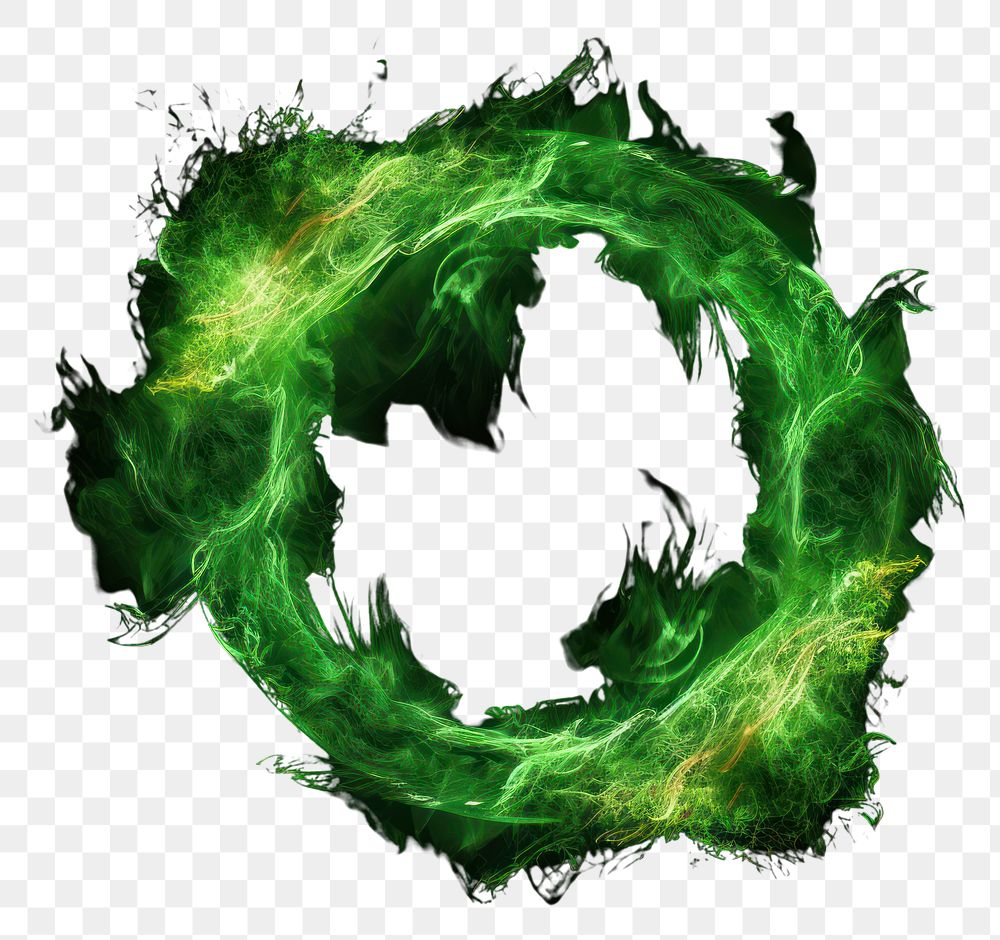 Green fiery energy ring | Premium PNG - rawpixel