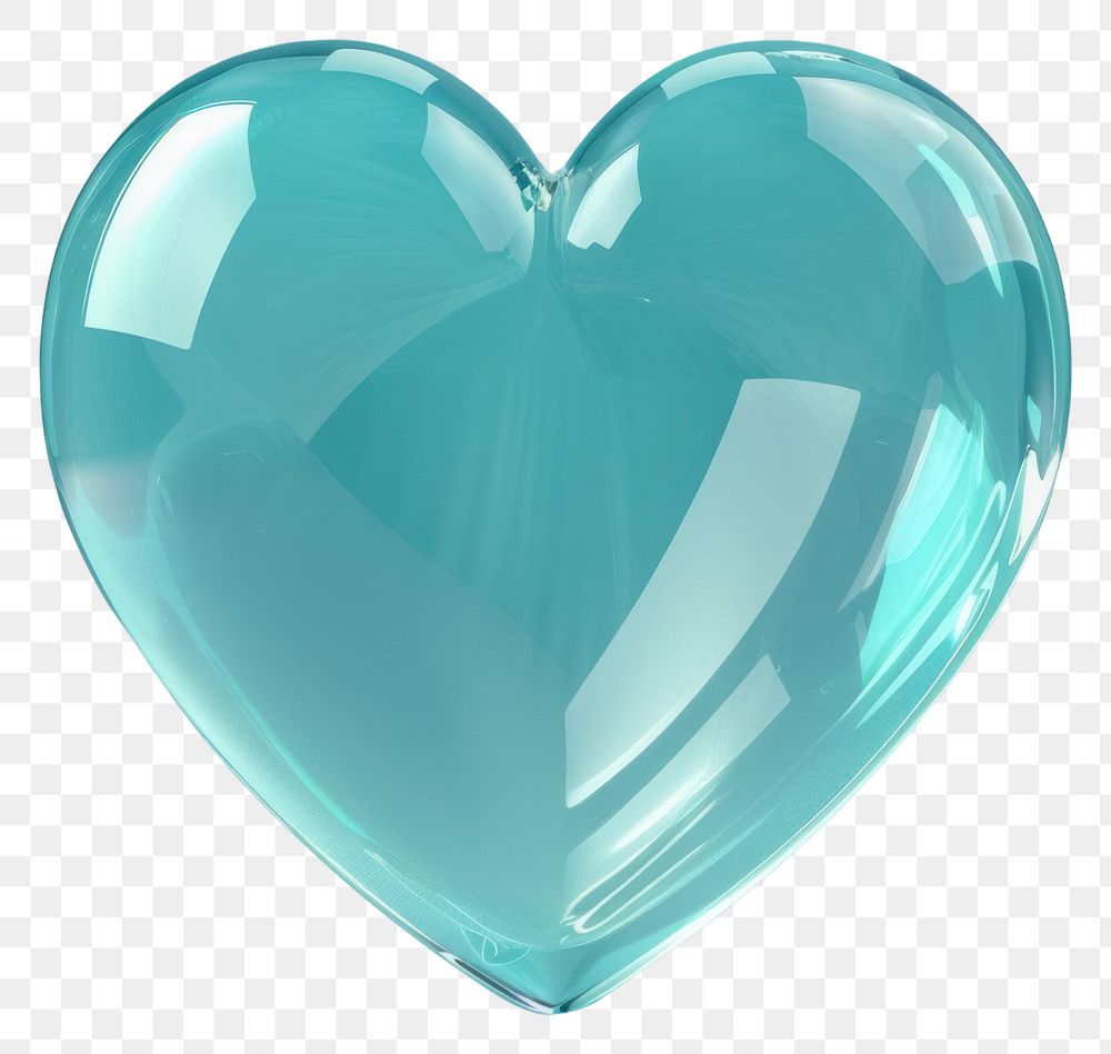 PNG Transparent glass heart illustration | Free PNG - rawpixel
