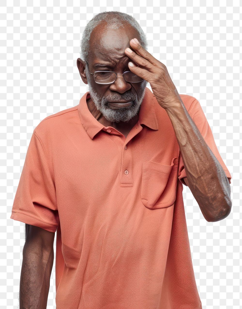 PNG Elderly man feeling unwell | Free PNG - rawpixel