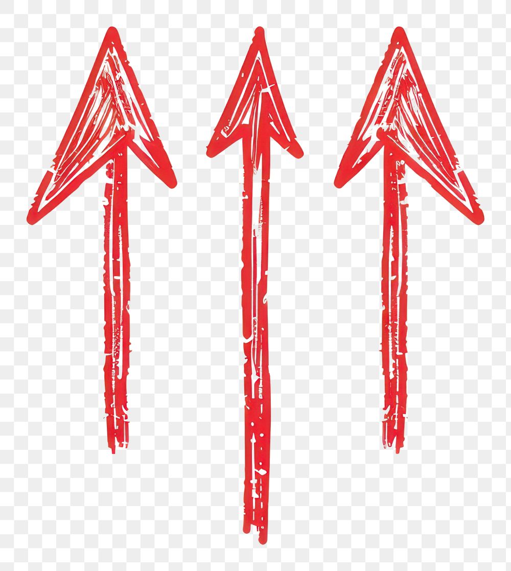 PNG Three red arrows pointing | Free PNG - rawpixel