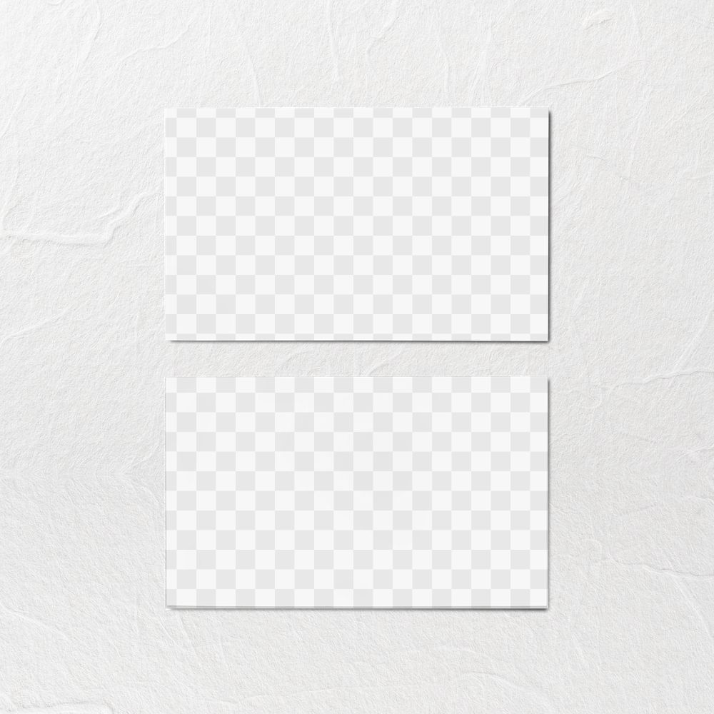 PNG business card template, transparent | Free PNG - rawpixel