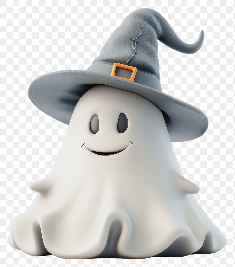 PNG Cute ghost witch hat | Premium PNG - rawpixel