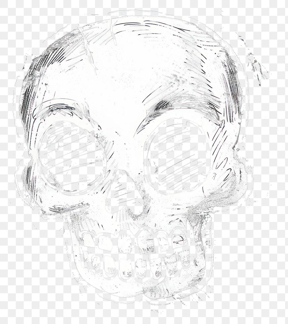 PNG Simple cartoon skull icon | Free PNG - rawpixel