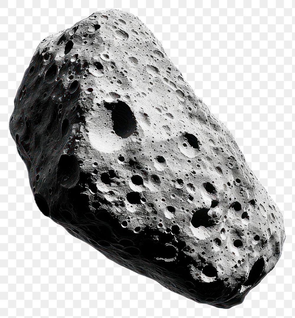 PNG Detailed asteroid space rock | Premium PNG - rawpixel