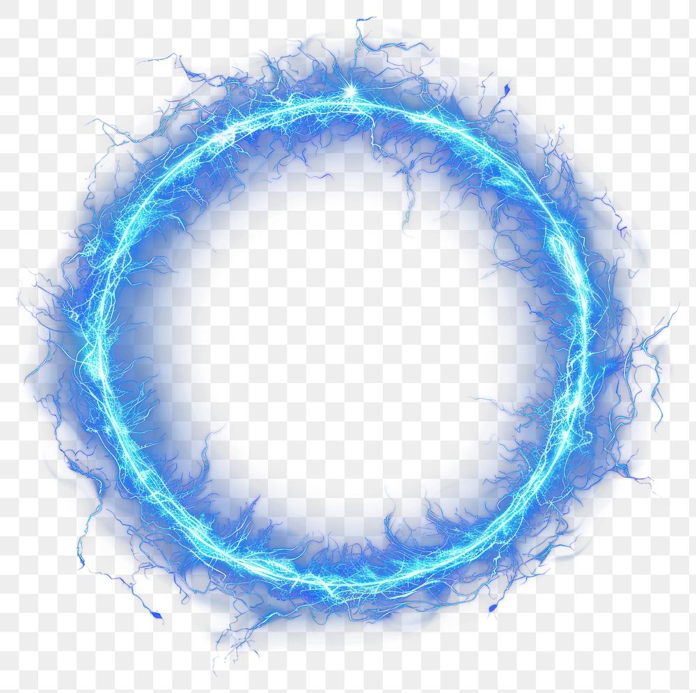 PNG Electric blue circular energy | Premium PNG - rawpixel