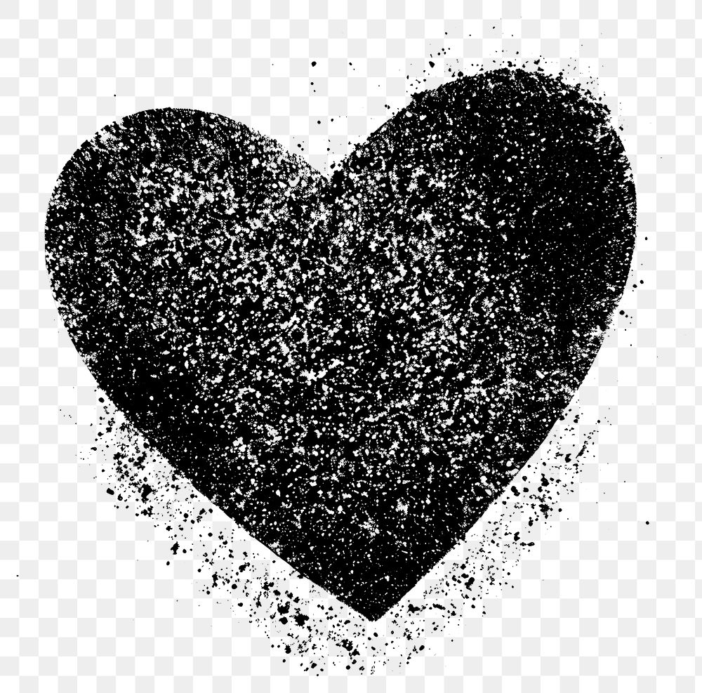 PNG Grunge heart splatter art | Free PNG - rawpixel