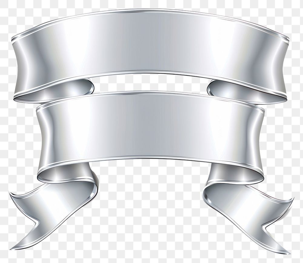 PNG Elegant silver ribbon banner | Free PNG - rawpixel