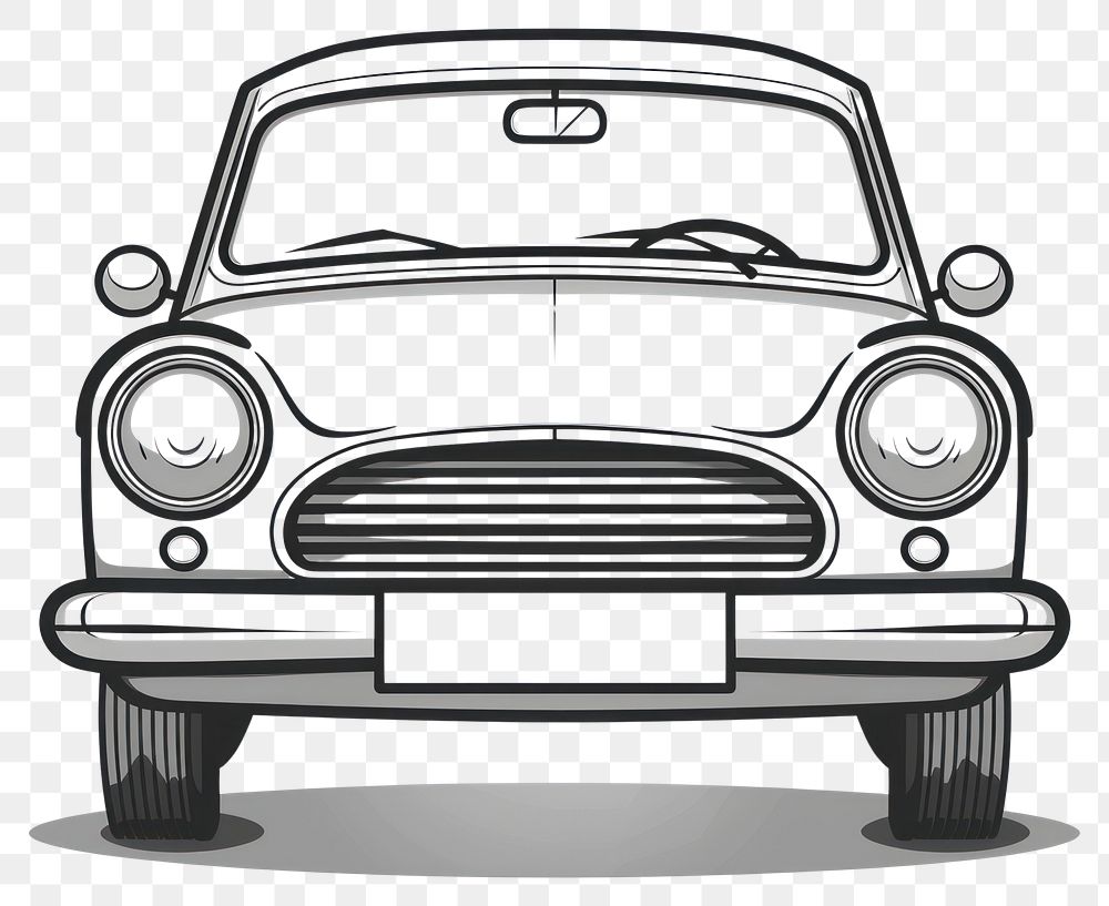 PNG Classic car front view | Free PNG - rawpixel