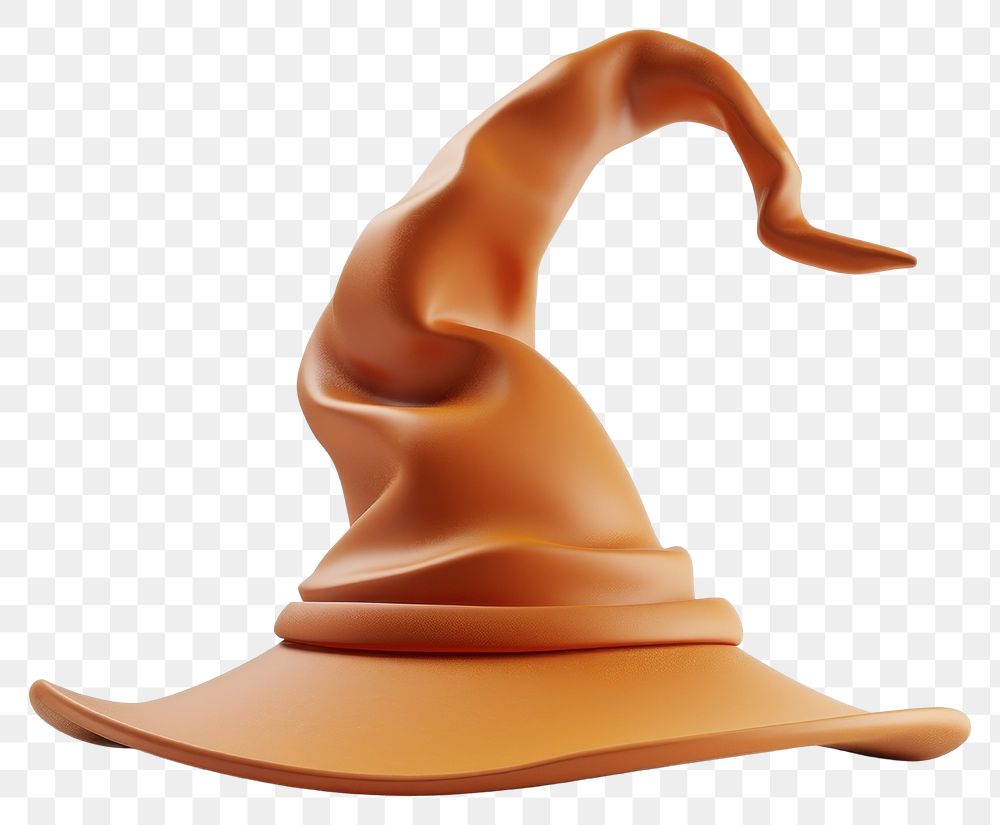 PNG Whimsical orange wizard hat | Free PNG - rawpixel
