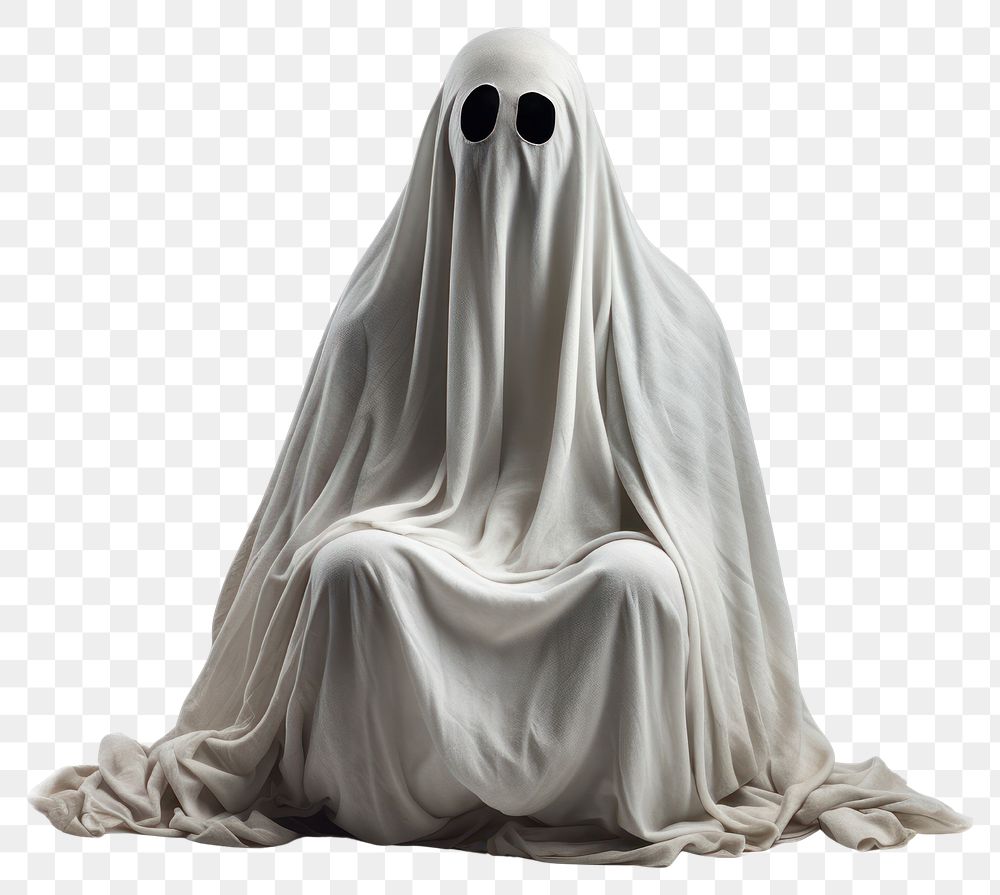 PNG Spooky ghost costume chair | Premium PNG - rawpixel