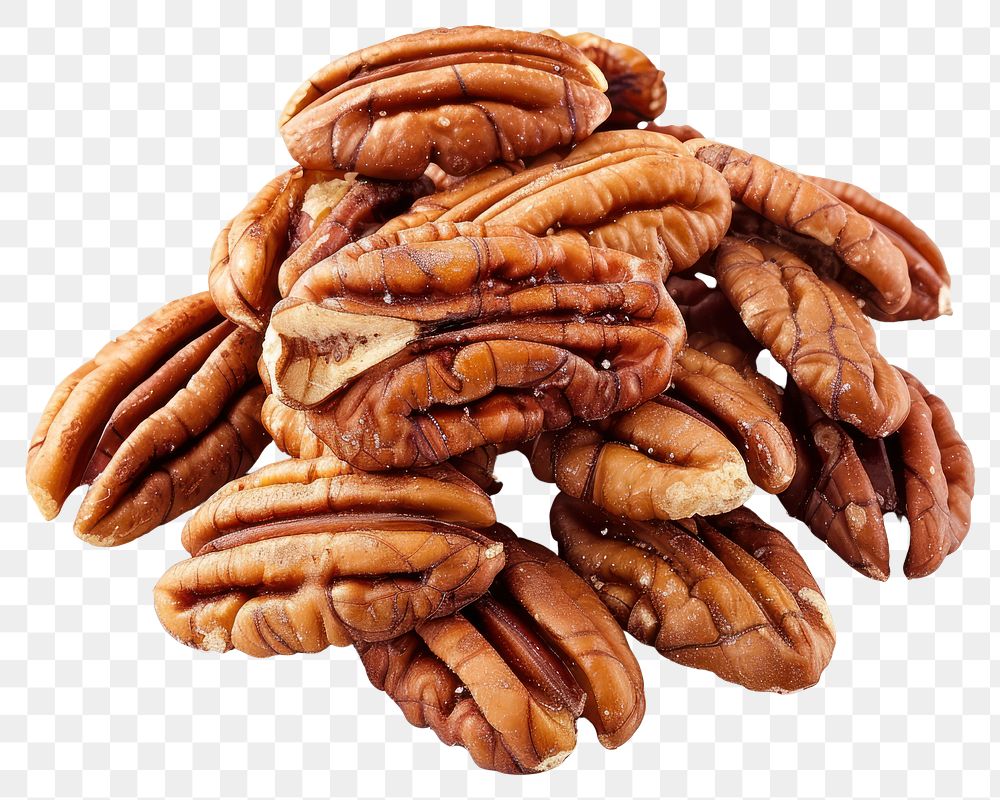 PNG Fresh, shelled pecans, healthy | Free PNG - rawpixel