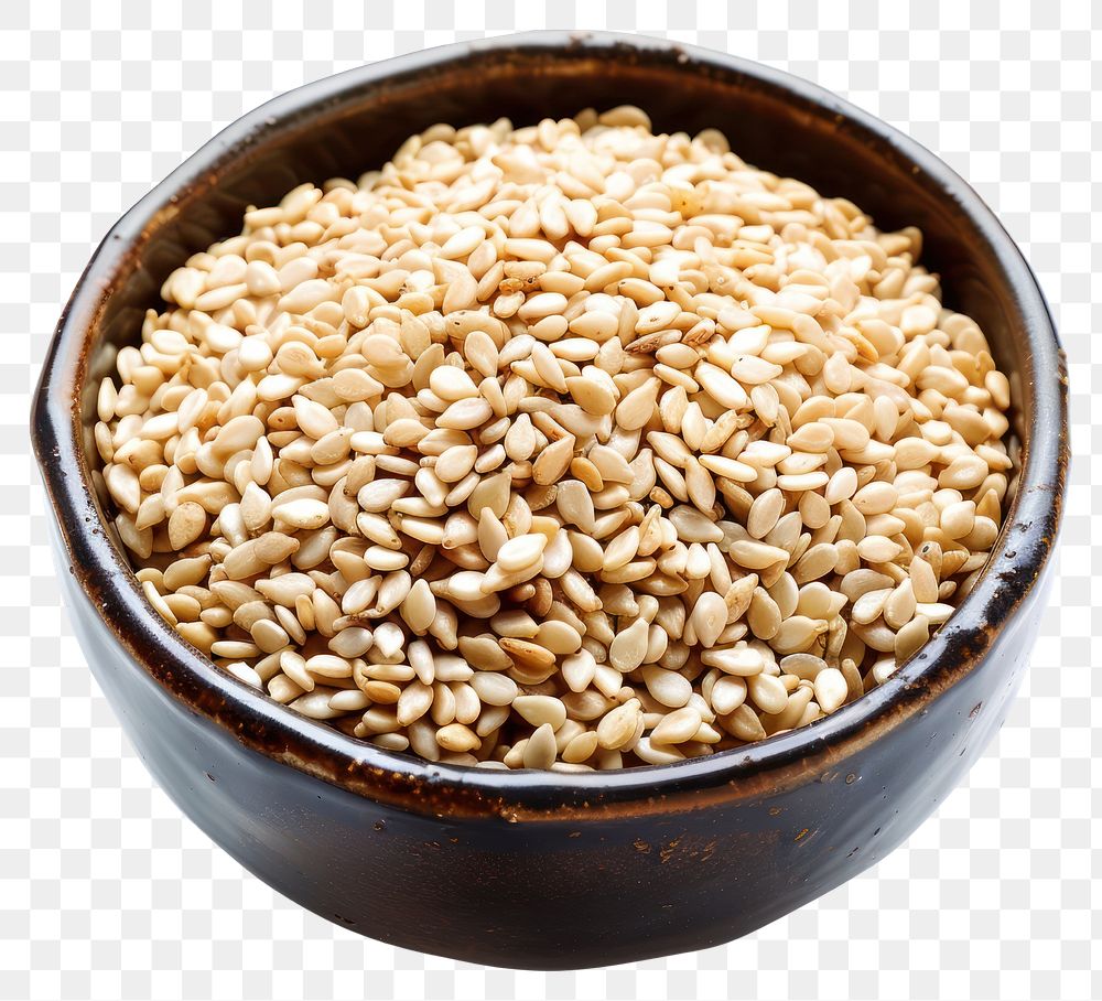 PNG Healthy sesame seeds bowl | Free PNG - rawpixel