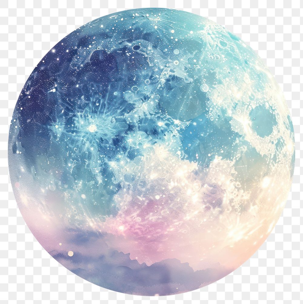 PNG Dreamy celestial moon illustration | Premium PNG - rawpixel