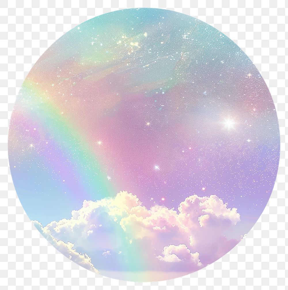 PNG Dreamy pastel rainbow sky | Free PNG - rawpixel