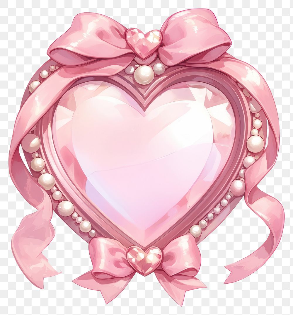 PNG Elegant pink heart frame | Premium PNG - rawpixel